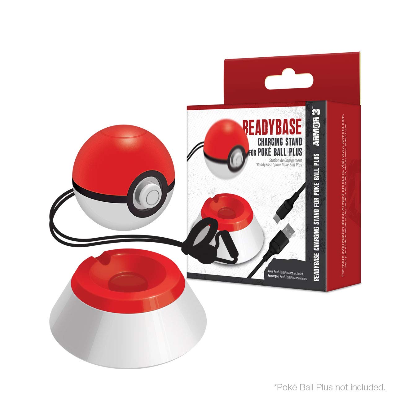 Armor3 "ReadyBase" Charging Stand for Poké Ball Plus – Cobbco