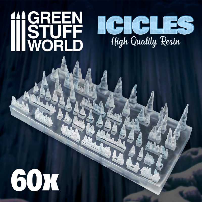 Green Stuff World for Models & Miniatures Resin Stalactites and Icicle ...